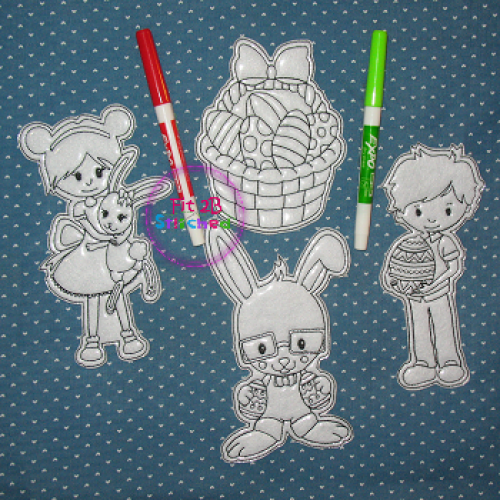 Easter Dry Erase Coloring Set 2 ITH